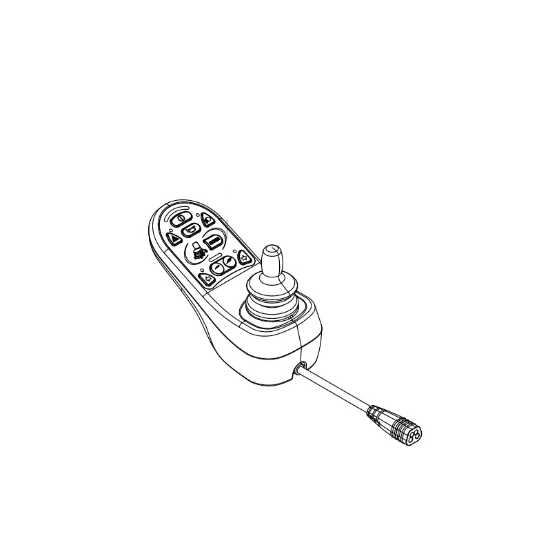 R-Net Joystick With Light and Indicators for Sunrise Salsa M HD Powerchair